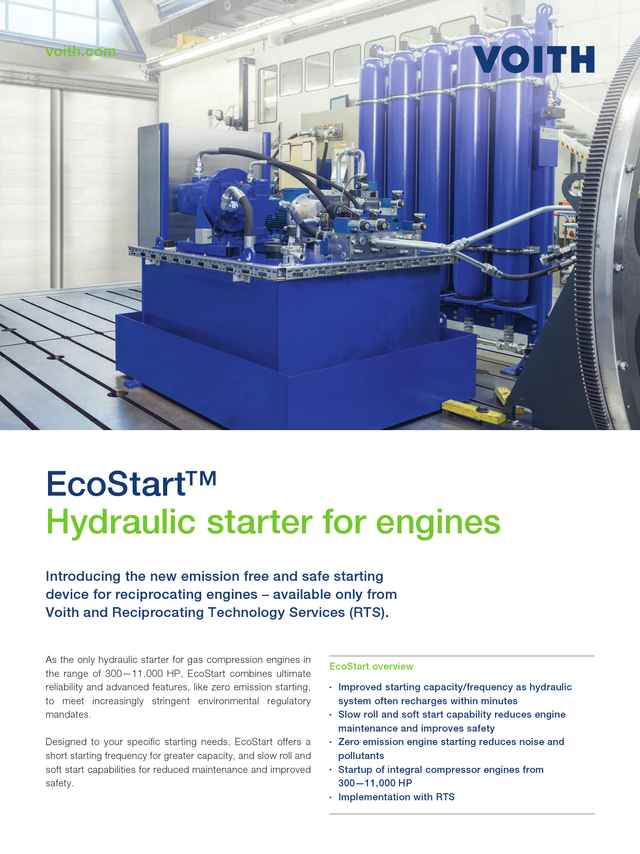 Hydraulischer Starter für Motoren | Voith