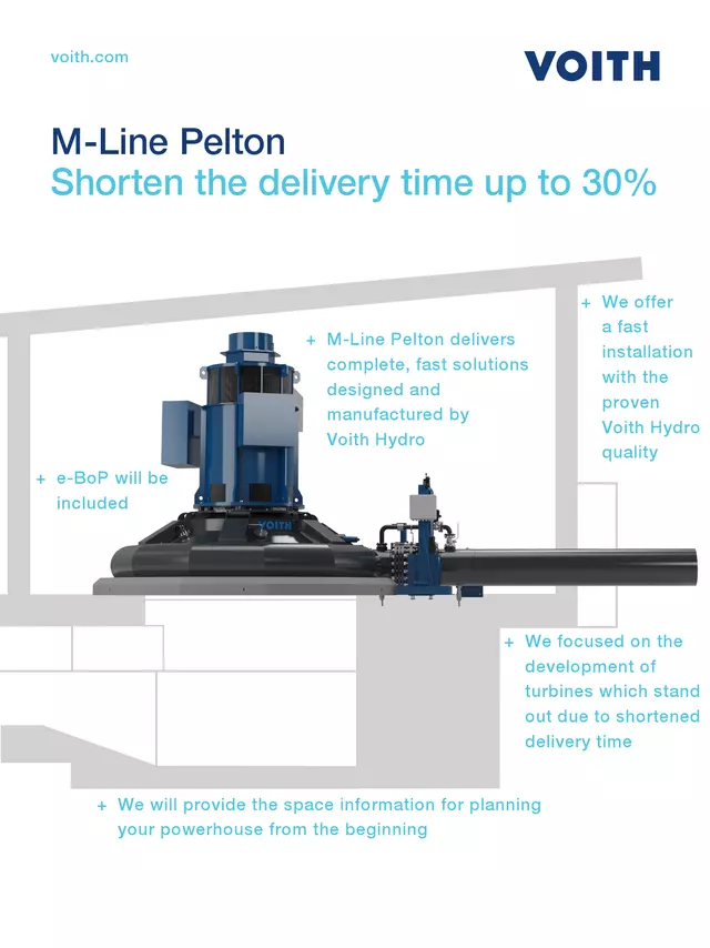 M-Line – Modular line for Small Hydro solutions at Voith | Voith
