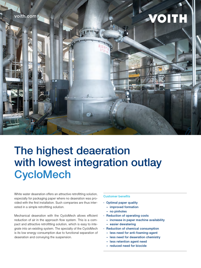 Pulp degassing | Voith