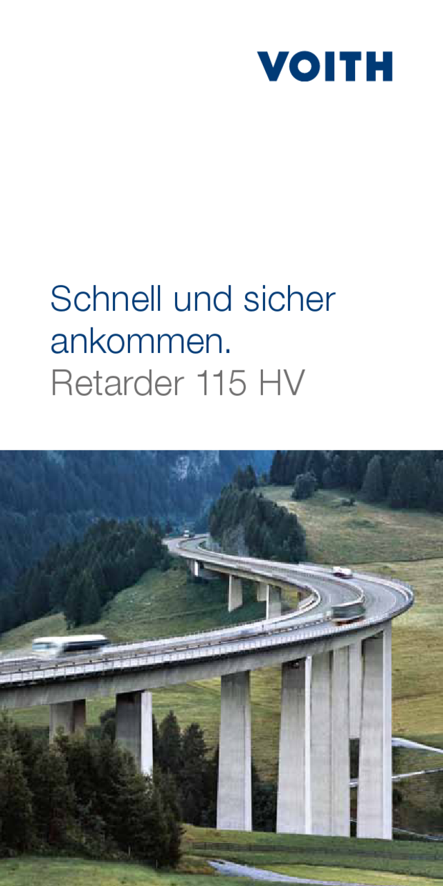 Voith Retarder 115 HV | Voith