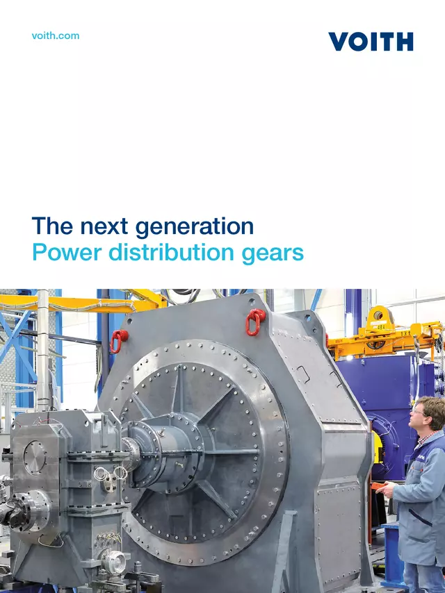 Rotor turning gears | Voith