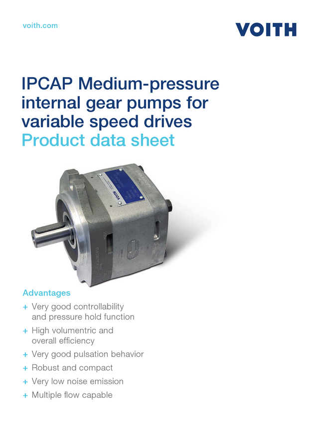 Internal gear pumps | Voith