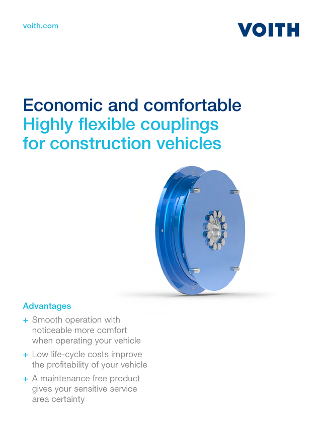 Highly Flexible Couplings | Voith