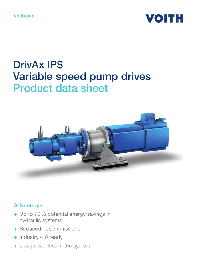 Internal gear pumps | Voith