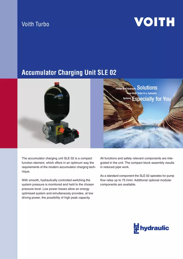 Innovative hydraulic systems | Voith