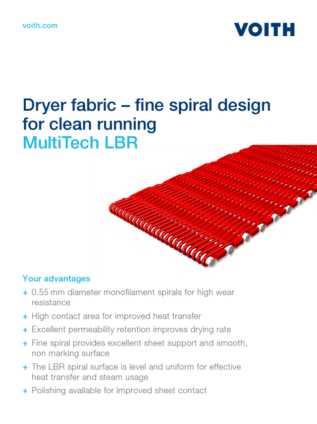 Voith fabrics available in North America | Voith