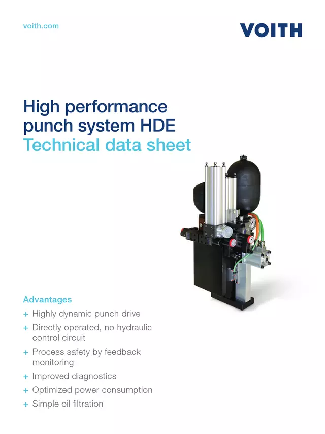 Innovative hydraulic systems | Voith