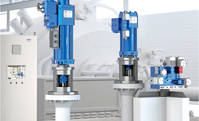 Actuators and control systems for turbomachinery | Voith