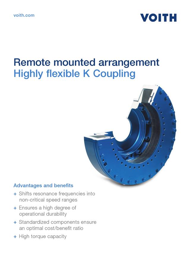 Highly Flexible Couplings | Voith