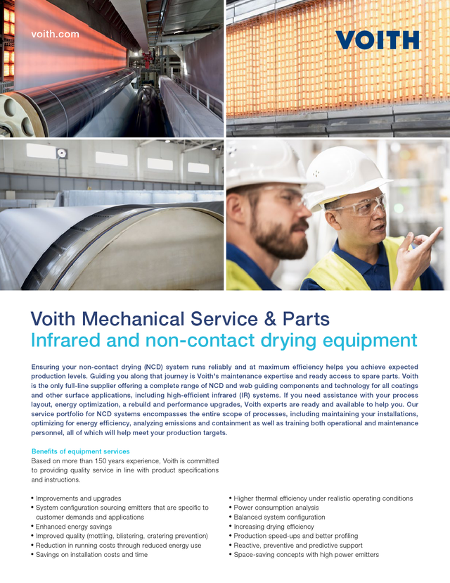 Non-Contact Drying and Guiding | Voith