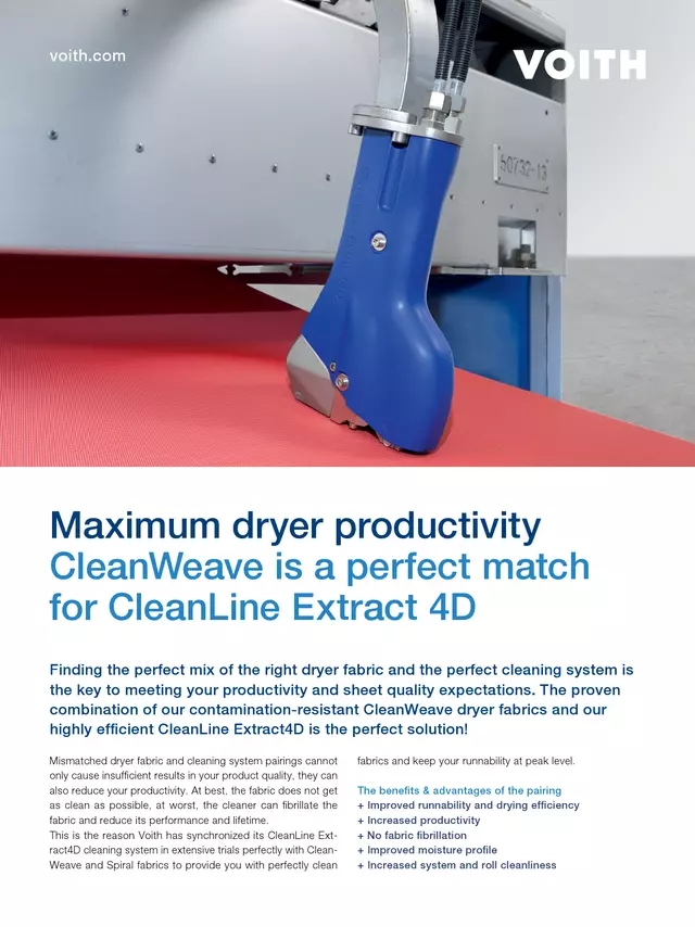 Fabrics for every paper machine | Voith