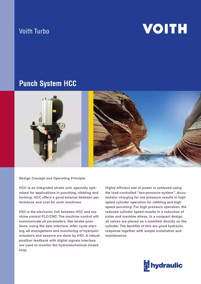 Innovative hydraulic systems | Voith