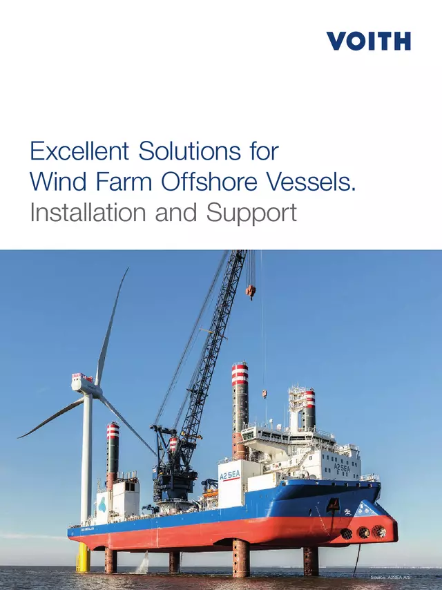 Safe working in wind and weather on offshore wind farms | Voith