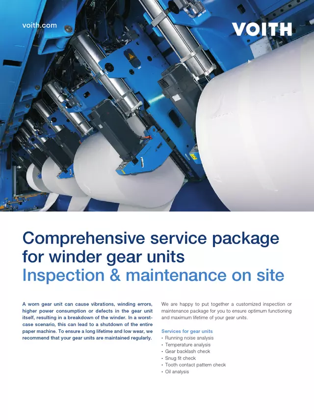Equipment Services | Voith