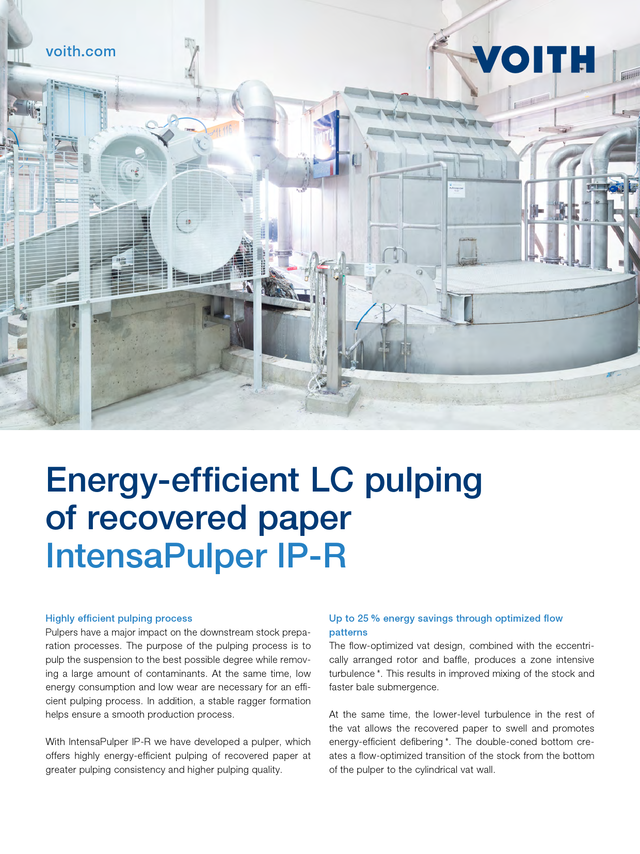 Pulping | Voith